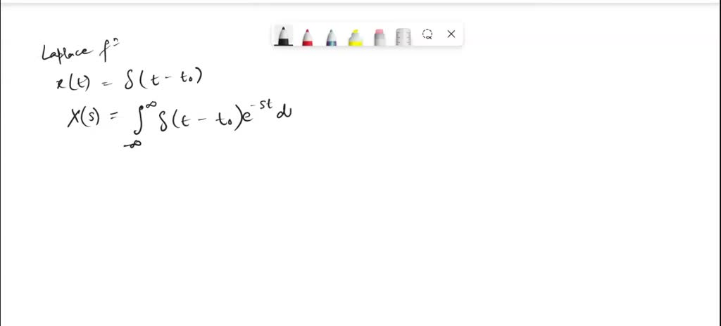 SOLVED: Find the Laplace transform X(s). a) Sketch the pole-zero plot with the ROC (region of ...