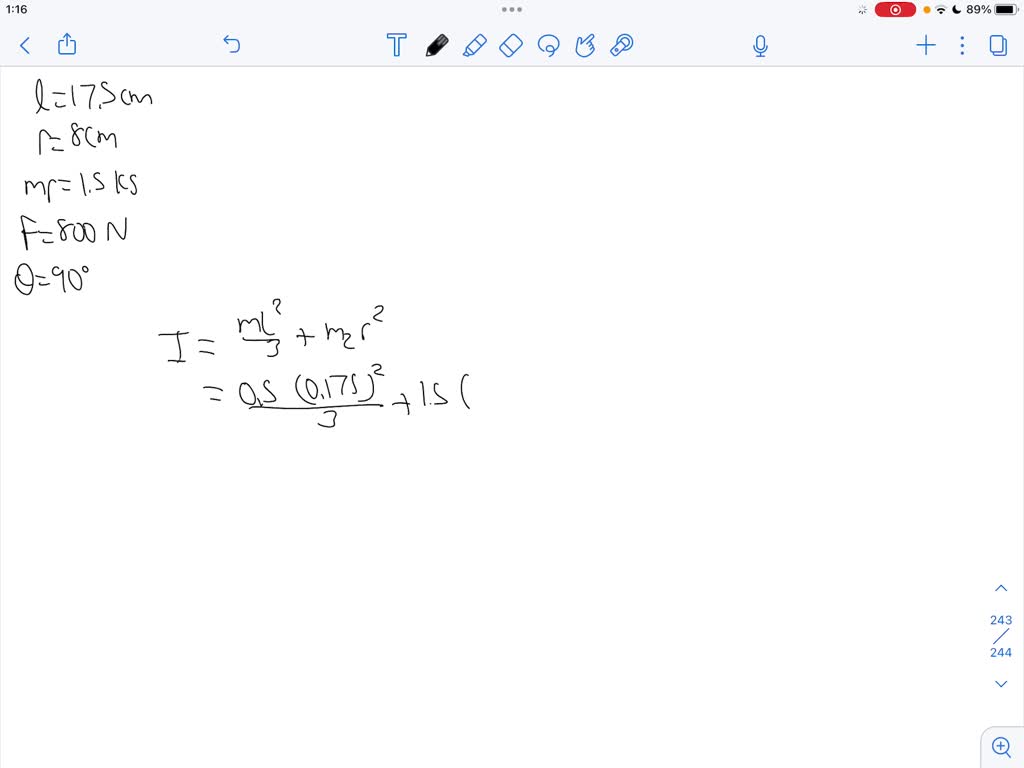 SOLVED: The figure shows the mechanism of a bicycle pump. At the ...