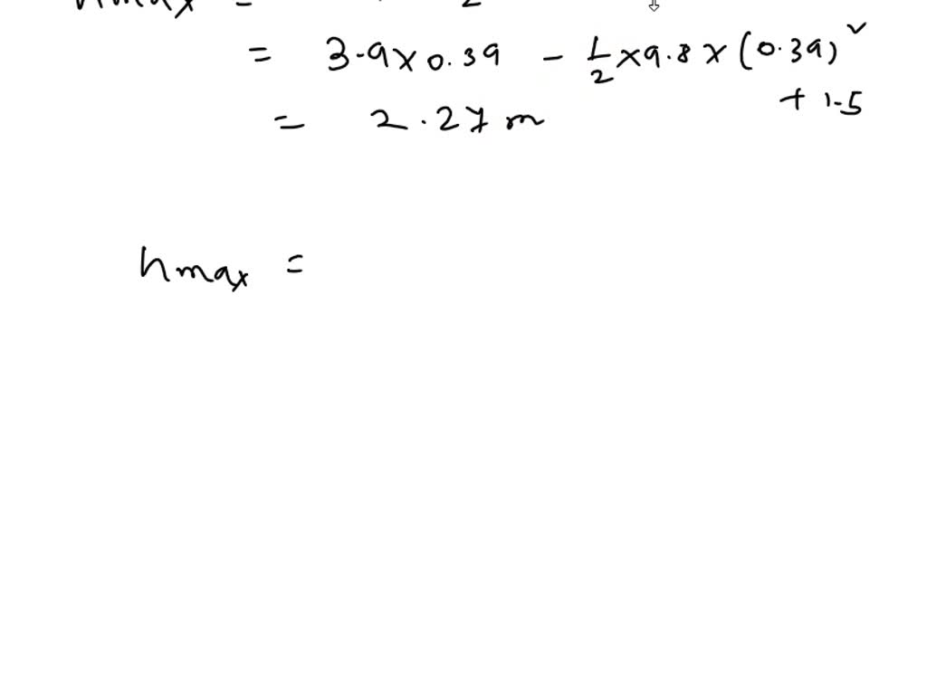 After solving a difficult physics problem, an excited student throws his book straight up. It ...
