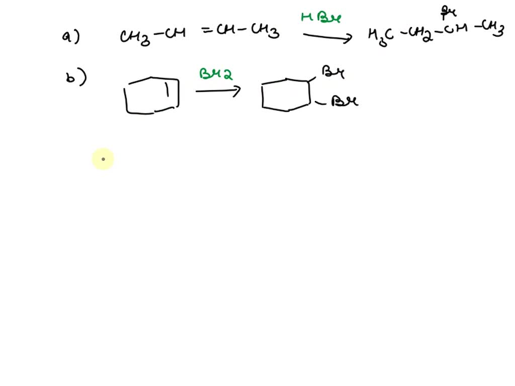 SOLVED: Which reagent and/or catalyst is necessary to bring about the ...