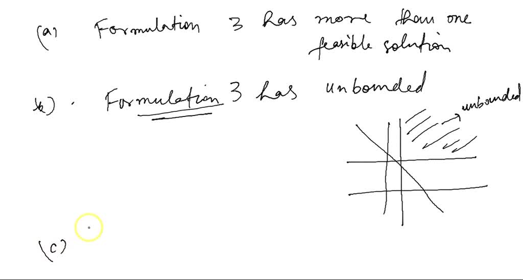 SOLVED: Consider the following four LP formulations. Using a graphical ...