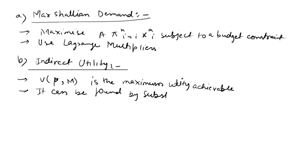 SOLVED: Consider the n good Cobb-Douglas utility function: n2 u(x)= A ...