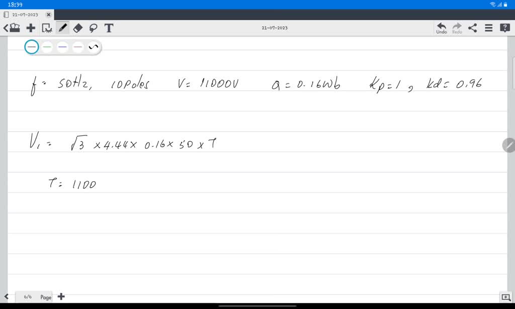 Find the number of armature conductors in series per phase required for ...