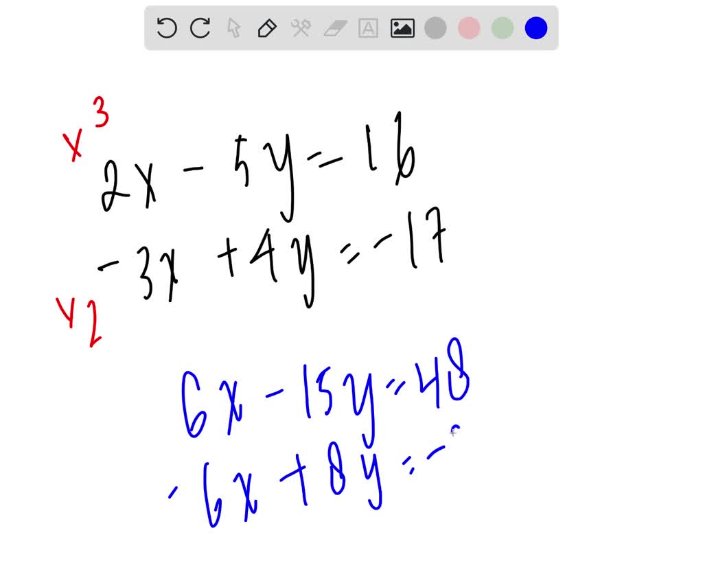 2x - 4y = 28 + 6y = 10