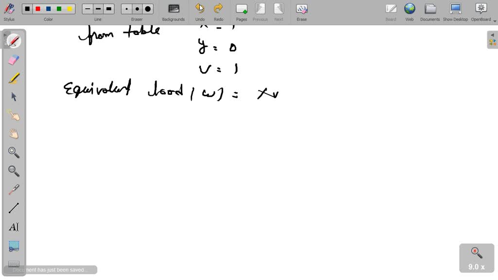 A single row deep groove ball bearing operating at 2000 rpm is acted ...