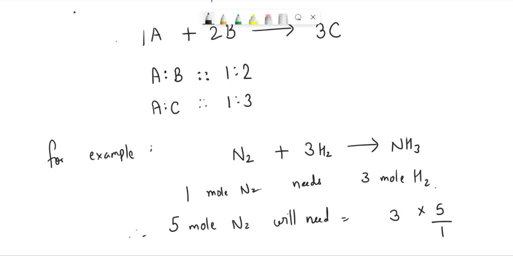 SOLVED: Explain how the mole ratio is derived from the chemical equation and its fundamental ...
