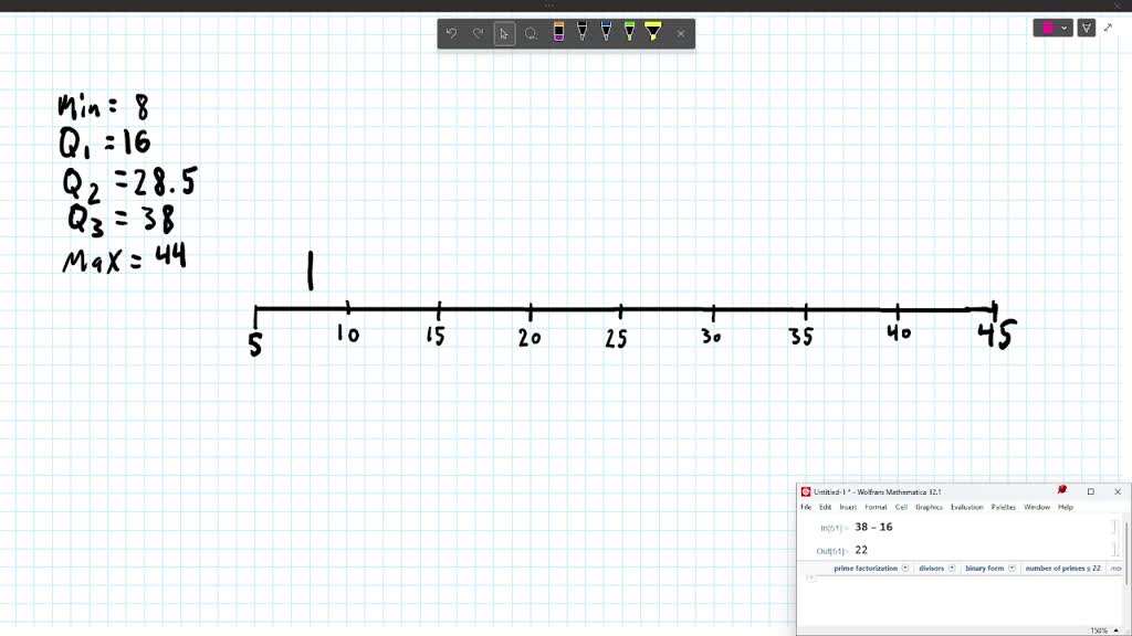 SOLVED: Using the same data as in question 4 (8, 13, 17, 22, 27, 30, 32 ...