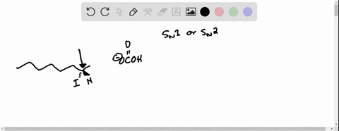 Draw a structural formula for the substitution product of the reaction ...