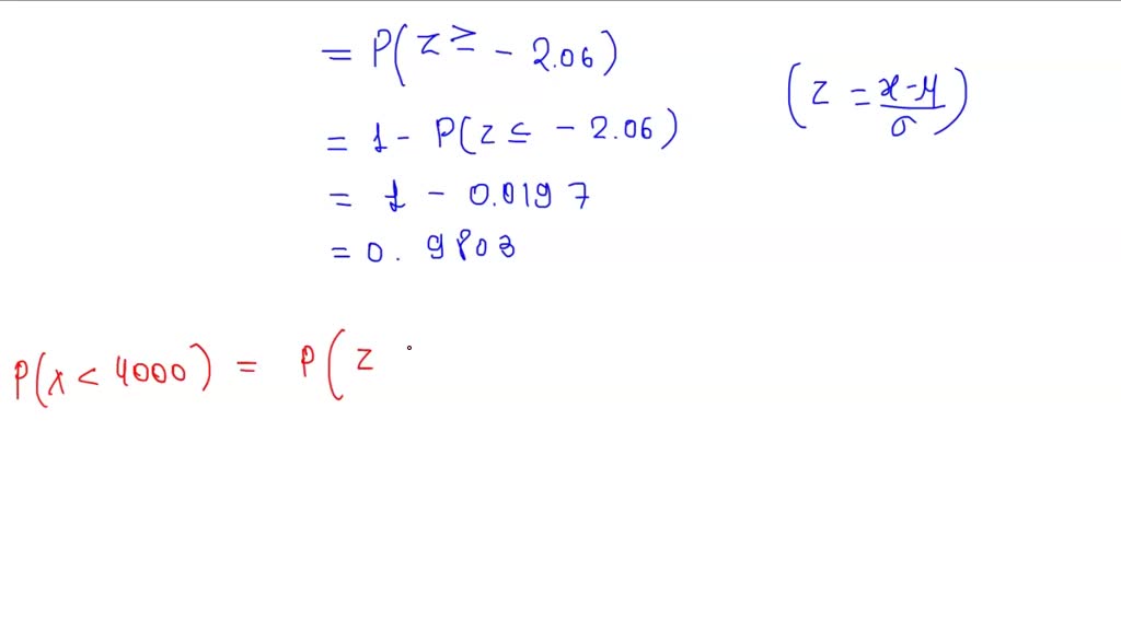 SOLVED: Normal Distribution Instructions: Assume that the distribution ...