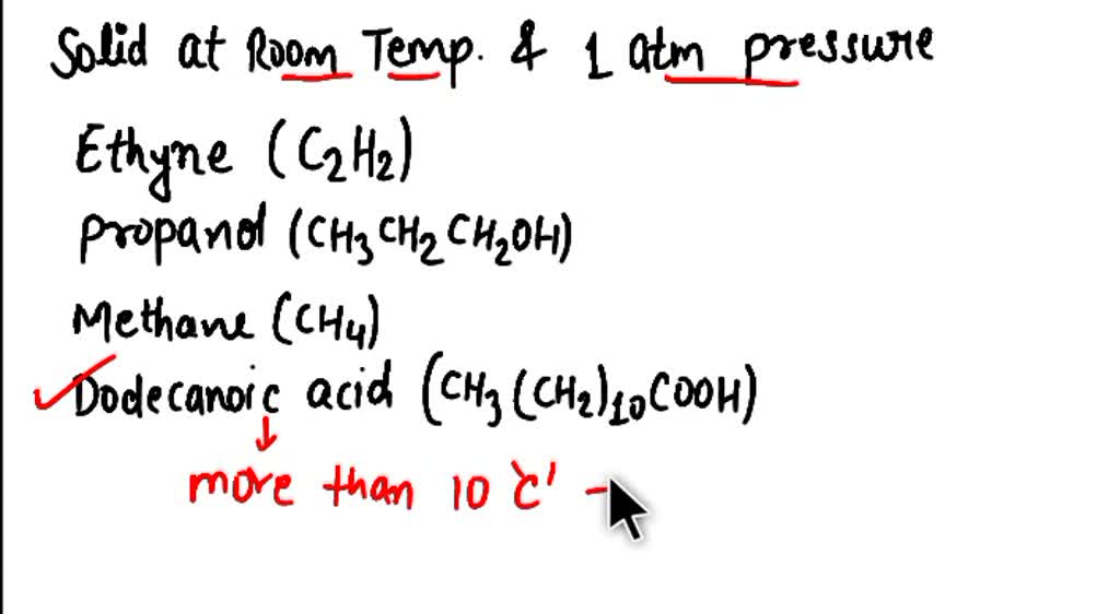 SOLVED: Which substance is most likely a solid at room temperature and ...