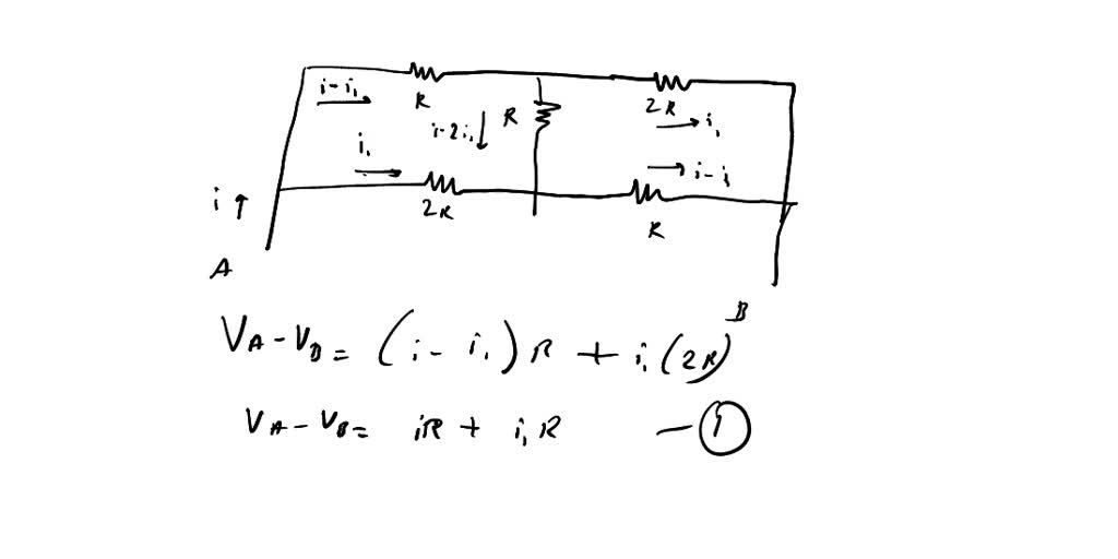 SOLVED: Determine the effective resistance between points A and B in ...