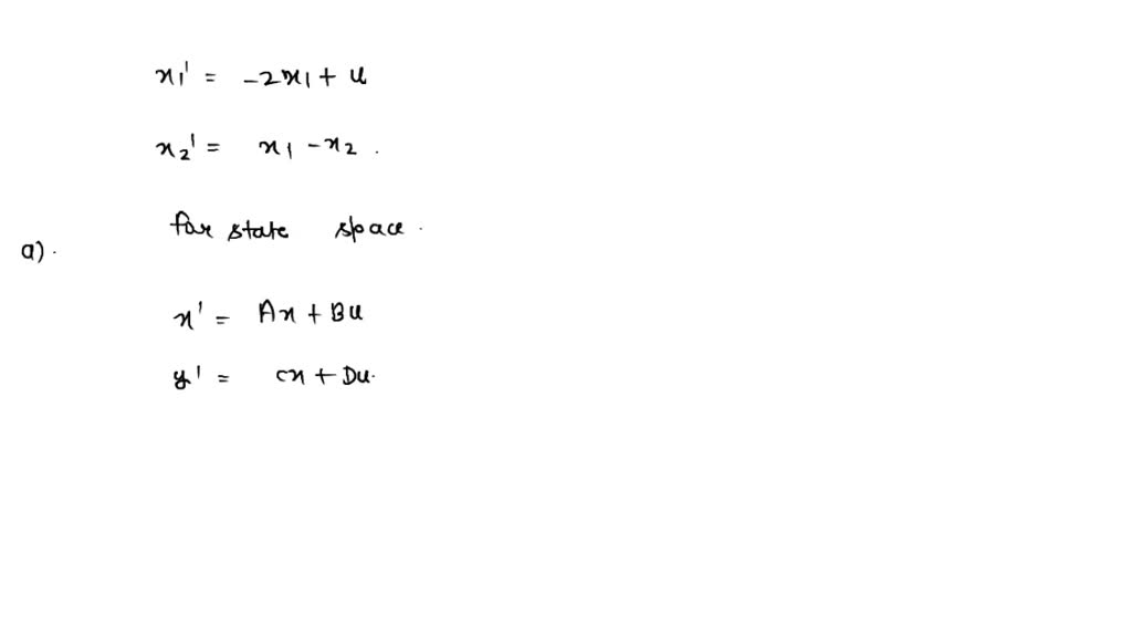 Solved For A Vending Machine Create The Following Report Mathematical Model State Space