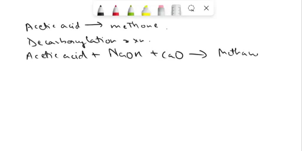 How will you convert acetic acid into ethane and acetic acid to ethanol?