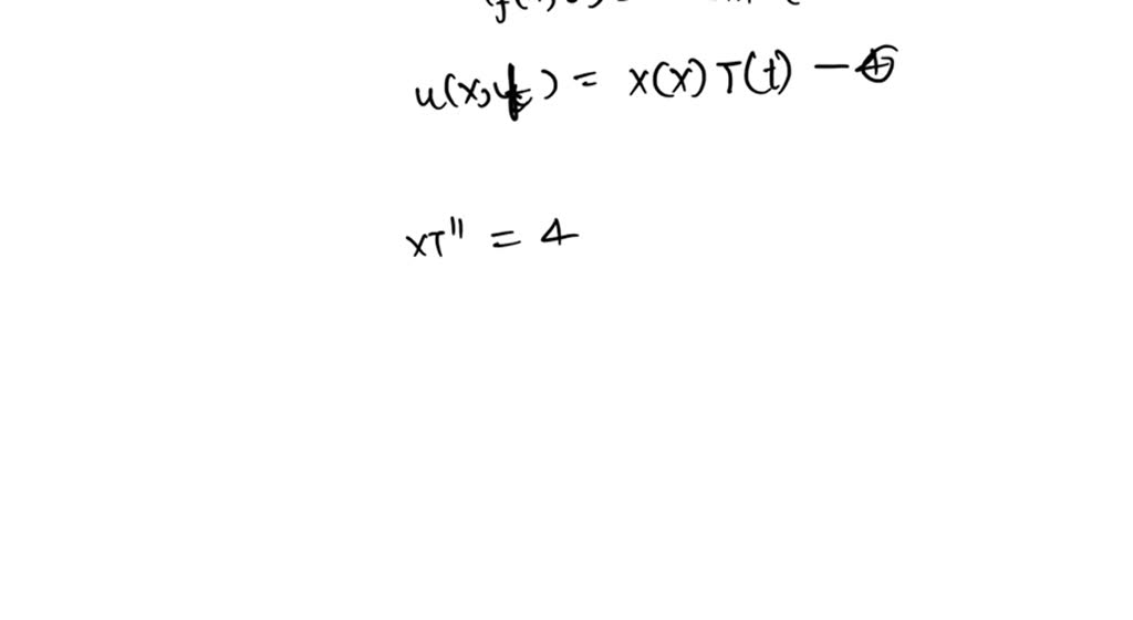 SOLVED: Question 1 Use eigenfunction expansion to solve the non ...