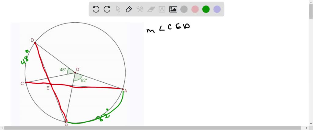 VIDEO solution: HELP!!! Chords AB and BD intersect in circle O as shown ...
