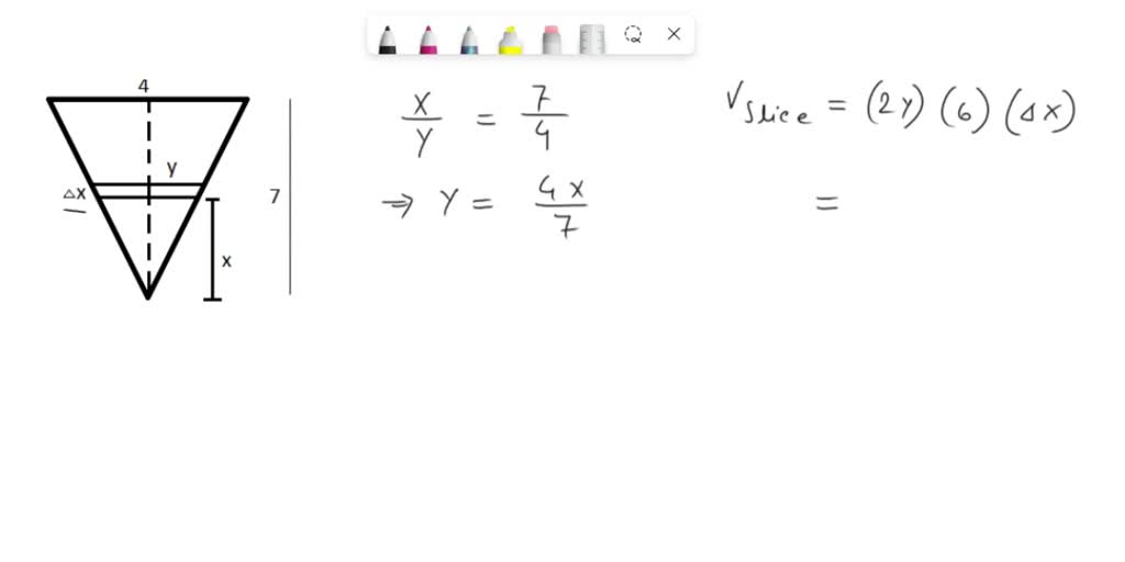 SOLVED: k ^ m= A reservoir has the shape of a right prism whose ...