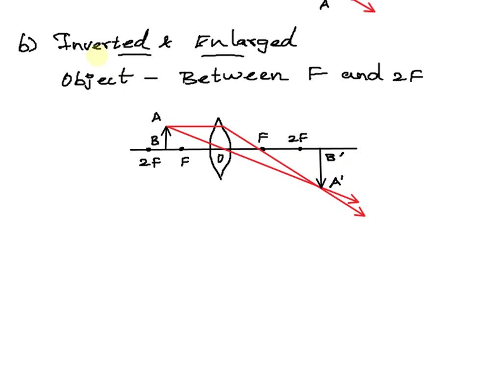 SOLVED: Select all that apply. An object placed at twice the focal length of a converging lens ...