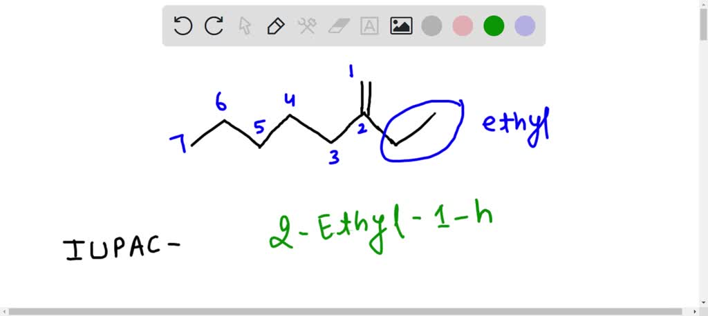 SOLVED: Qkkestiom 6 The IUPAC name of the following compound is 3-ethyl ...