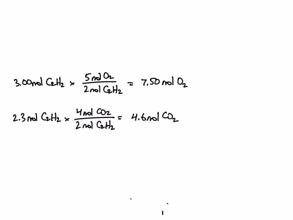 SOLVED: In the acetylene torch, acetylene gas (C2H2) burns in oxygen to ...