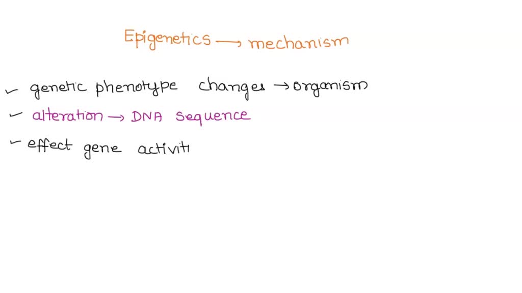 SOLVED: What is epigenetics, why is it so important, and how does it ...