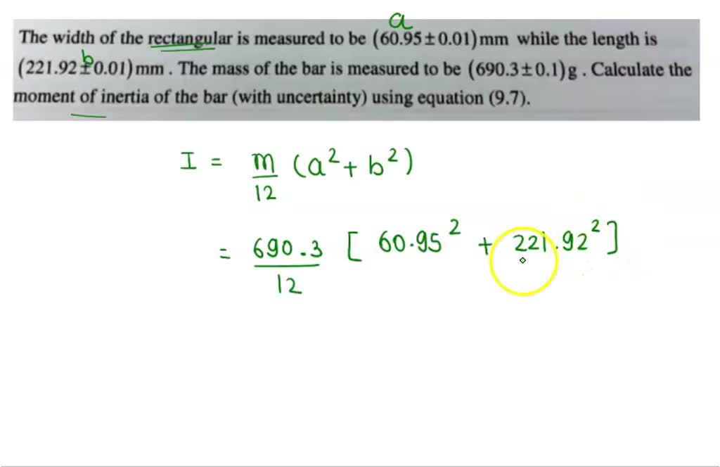 SOLVED: A Pasco rotational motion apparatus with step pulley diameter ...