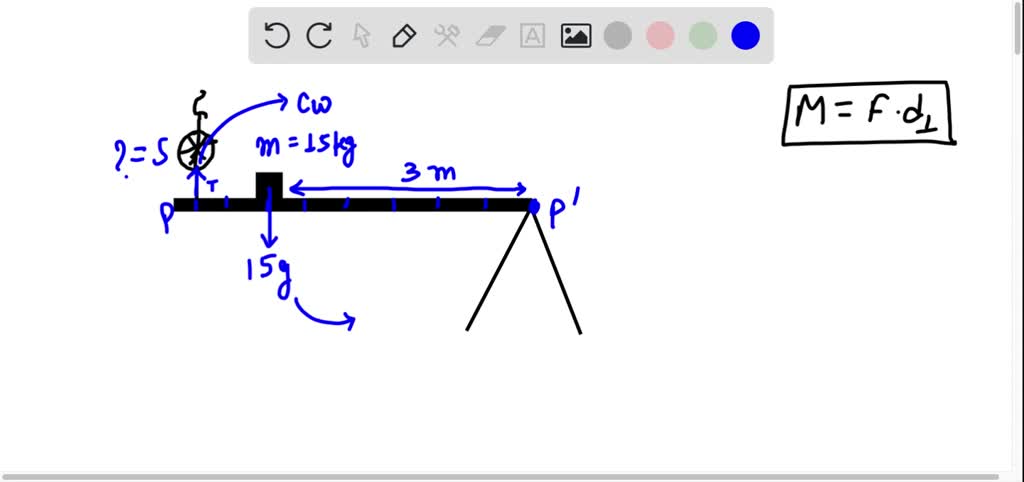 What would the scale read ifthe plank is in static equilibrium? The 15 ...