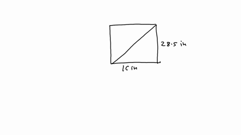 Calculate the length of a diagonal using the pythagorean...