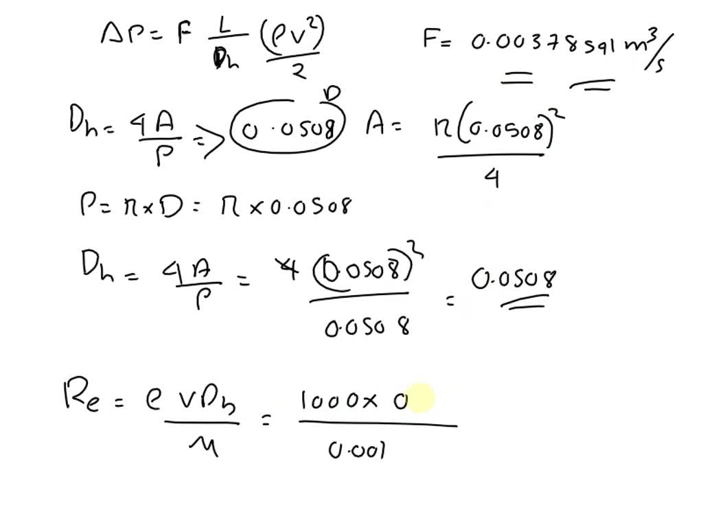 SOLVED: Water is flowing in a 2-inch Schedule 40 steel pipe with a ...