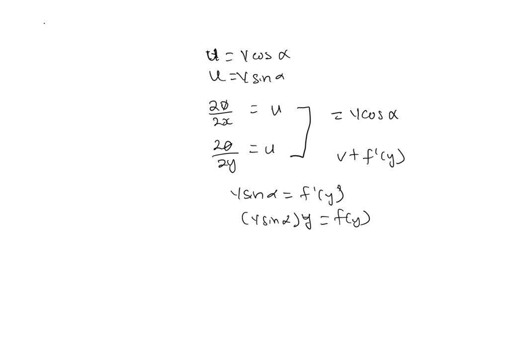 Obtain an expression for the velocity potential for a doublet. use ... Obtain an expression for the velocity potential for a doublet. use ...