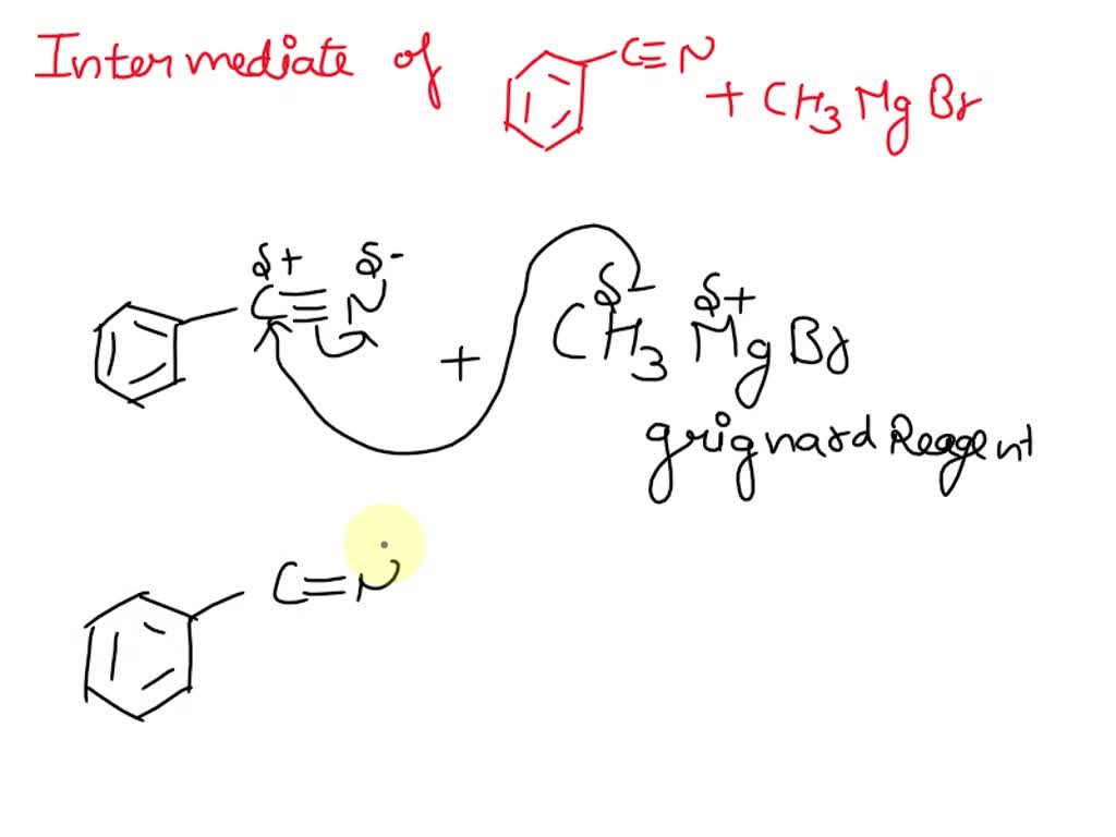 SOLVED: The reaction of benzonitrile (PhCN) with 2 equivalents of ...