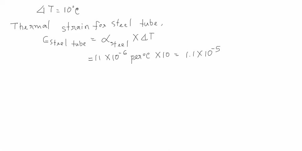 Question 15) A round steel tubular strut is 3.75 cm in external ...