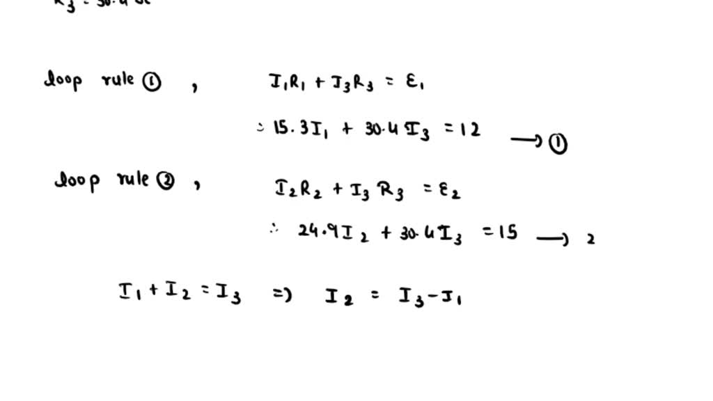 Solved Determine The Magnitude Of The Current Through Resistor R1