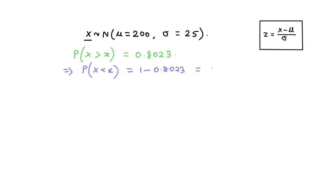 Solved Letx Be A Continuous Random Variable That Follows A Normal 8257