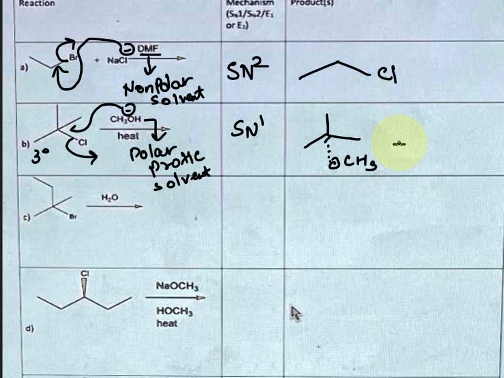 SOLVED: 6. Given the following reaction sequence, determine the ...