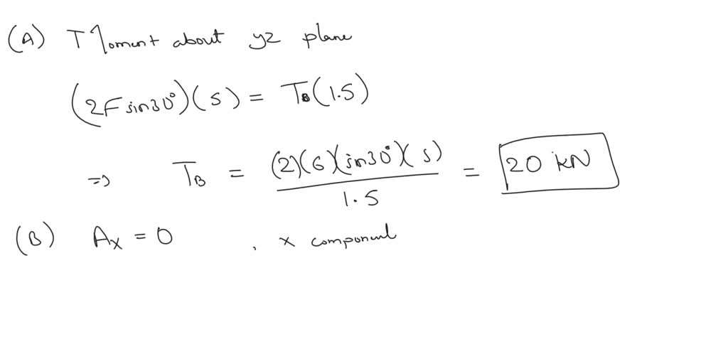 The boom is supported by a ball-and-socket joint at A and a guy wire at ...