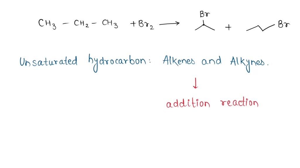 SOLVED: You are given two unknown hydrocarbons, one is saturated and the other is unsaturated ...