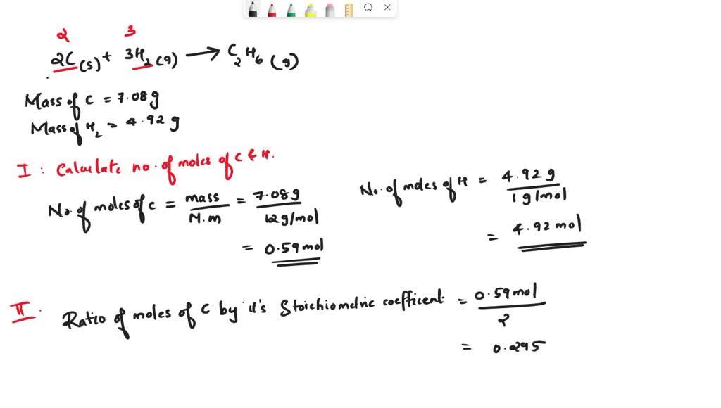 SOLVED: For the following reaction, 5.15 grams of hydrogen gas are ...
