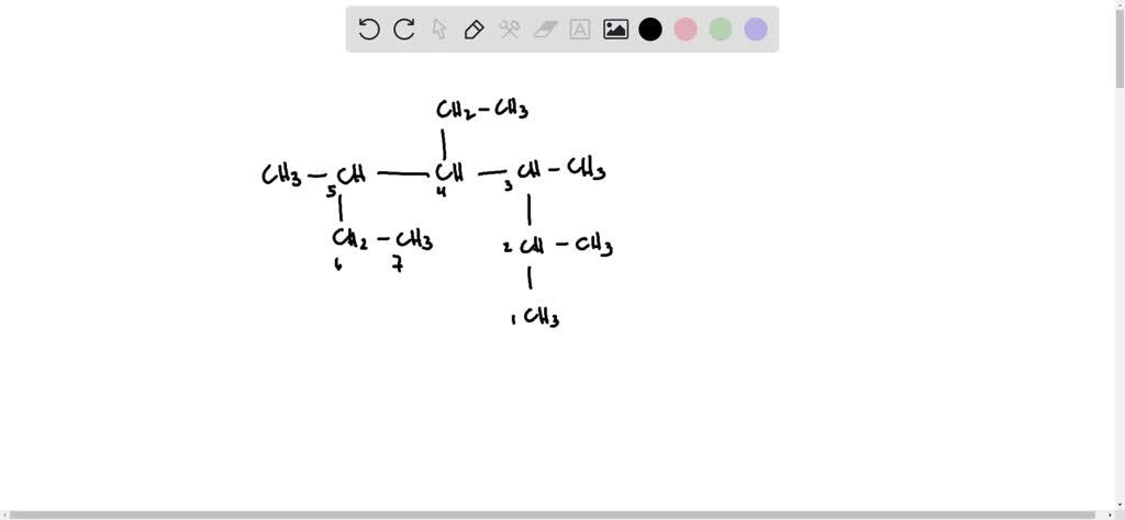SOLVED: Correct The root name pentane signifies five-carbon chain: Thus ...