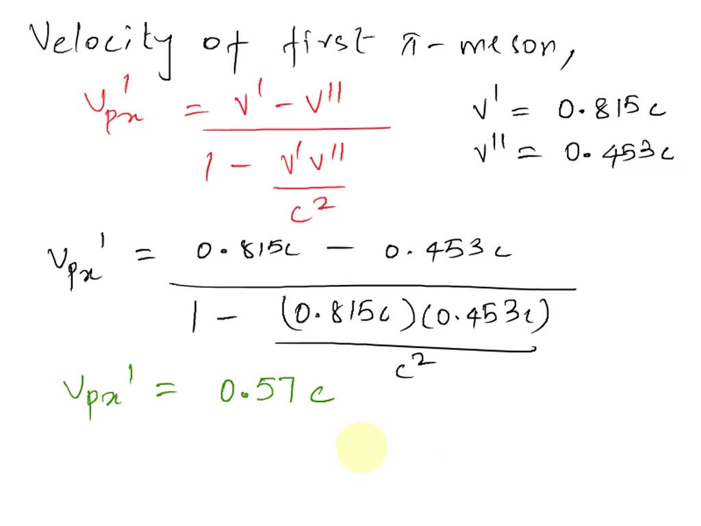 A neutral K meson at rest decays into two π mesons, which travel in ...
