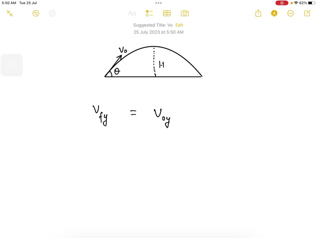 Solved A Projectile Is Projected From The Origin With A Velocity Of 30 0 M S At An Angle Of 40