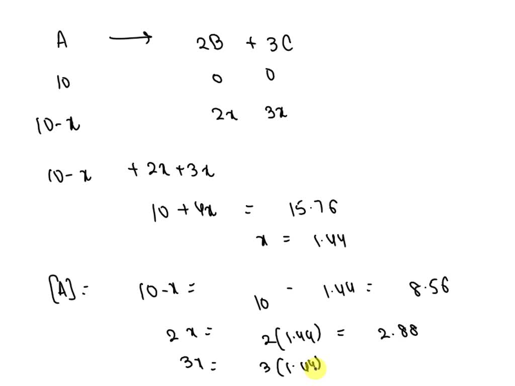 Consider the equilibrium A(g) â‡Œ 2B(g) + 3C(g) at 25Â°C. When A is ...
