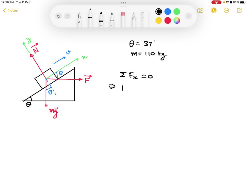 SOLVED: 110 kg crate is pushed at constant speed up the frictionless ...