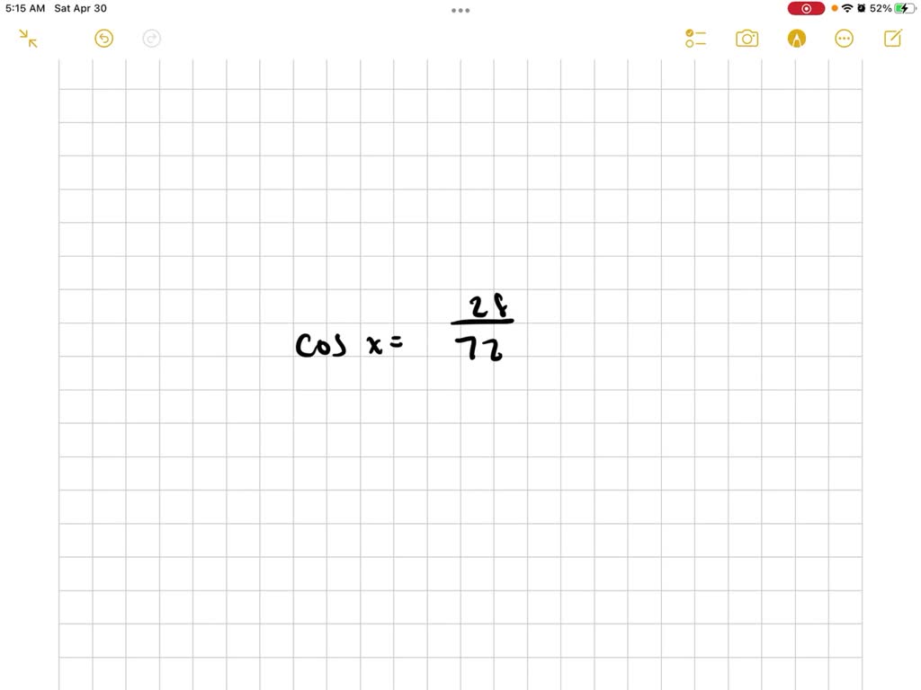 SOLVED: 'In this triangle, what is the value of x? Enter your answer, rounded to the nearest ...