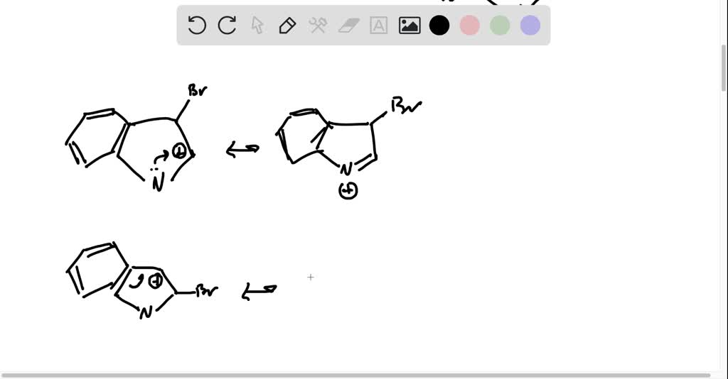 SOLVED: Mechanism: Indole prefers electrophilic aromatic substitution ...