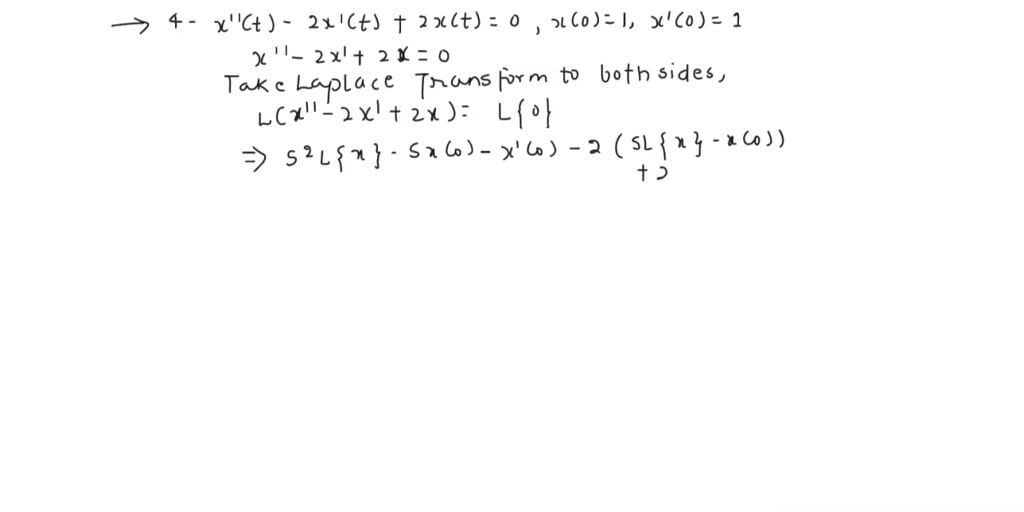Solved Problem 1 Solve The Following Initial Value Problem Using 2890
