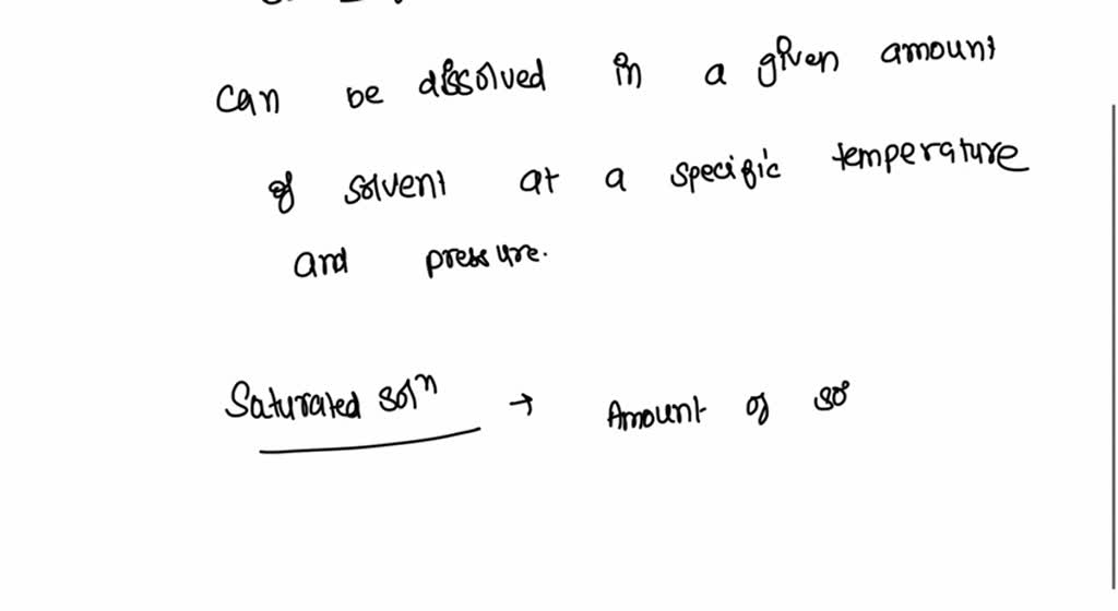 SOLVED: Which of the following refers to the solution that contains the maximum amount of solute ...