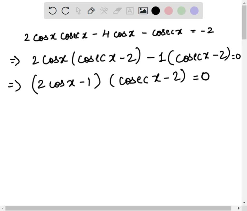 Solved If The Sum Of All Possible Values Of X âˆˆ 0 2Ï€ Satisfying