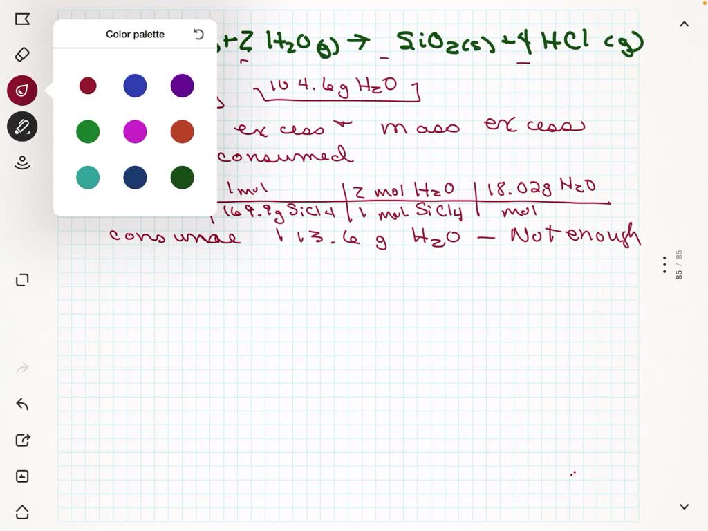 SOLVED: Preparation of the pure silicon used in silicon chips involves ...