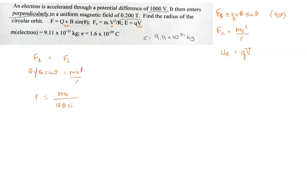 solved-an-electron-is-accelerated-through-a-potential-difference-of