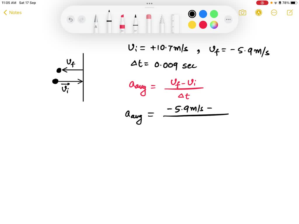SOLVED: A tennis ball with a velocity of +10.7 m/s to the right is ...